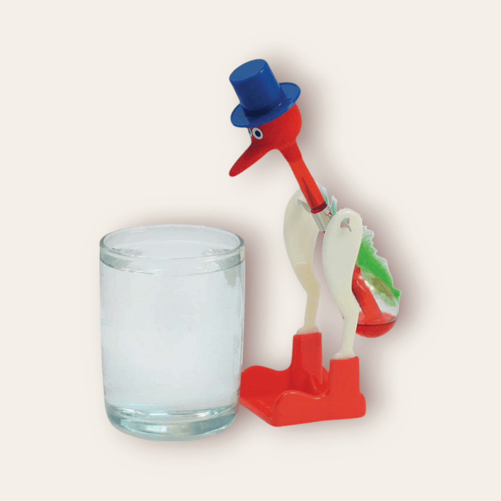 Engaging Perpetual Motion Drinking Bird Toy - Educational Desk Decor ...